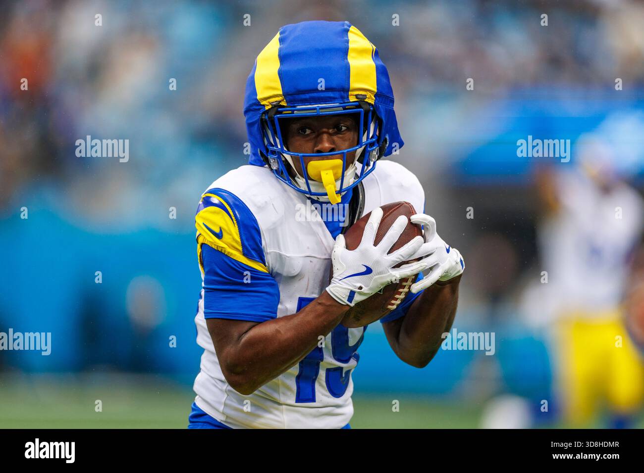 Los Angeles Rams wide receiver Xavier Smith (19) makes a reception ...