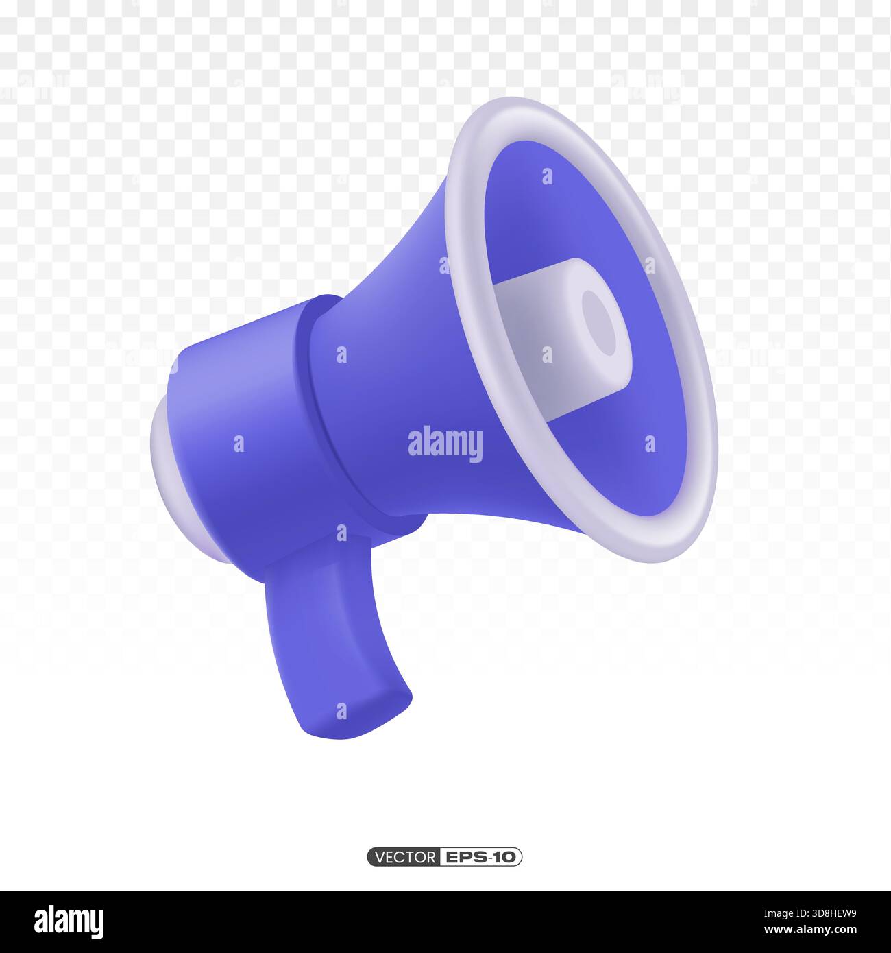 Purple megaphone design Stock Vector Images - Alamy