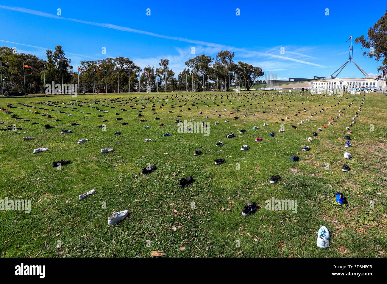 Zero Suicide Awareness display in Canberra Stock Photo - Alamy