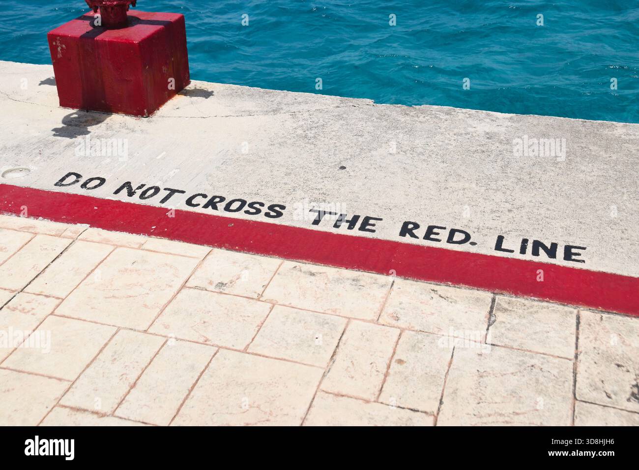 Red forbidden stop signs hi-res stock photography and images - Alamy