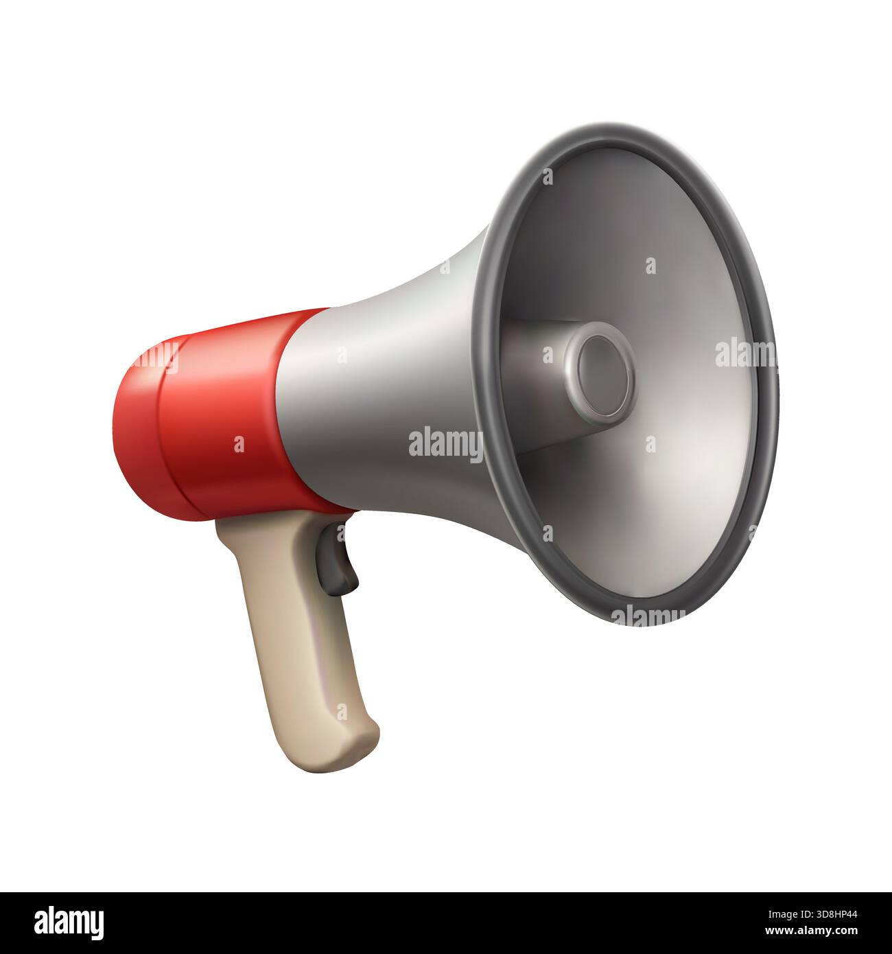Realistic megaphone illustration detailed hi-res stock photography and ...