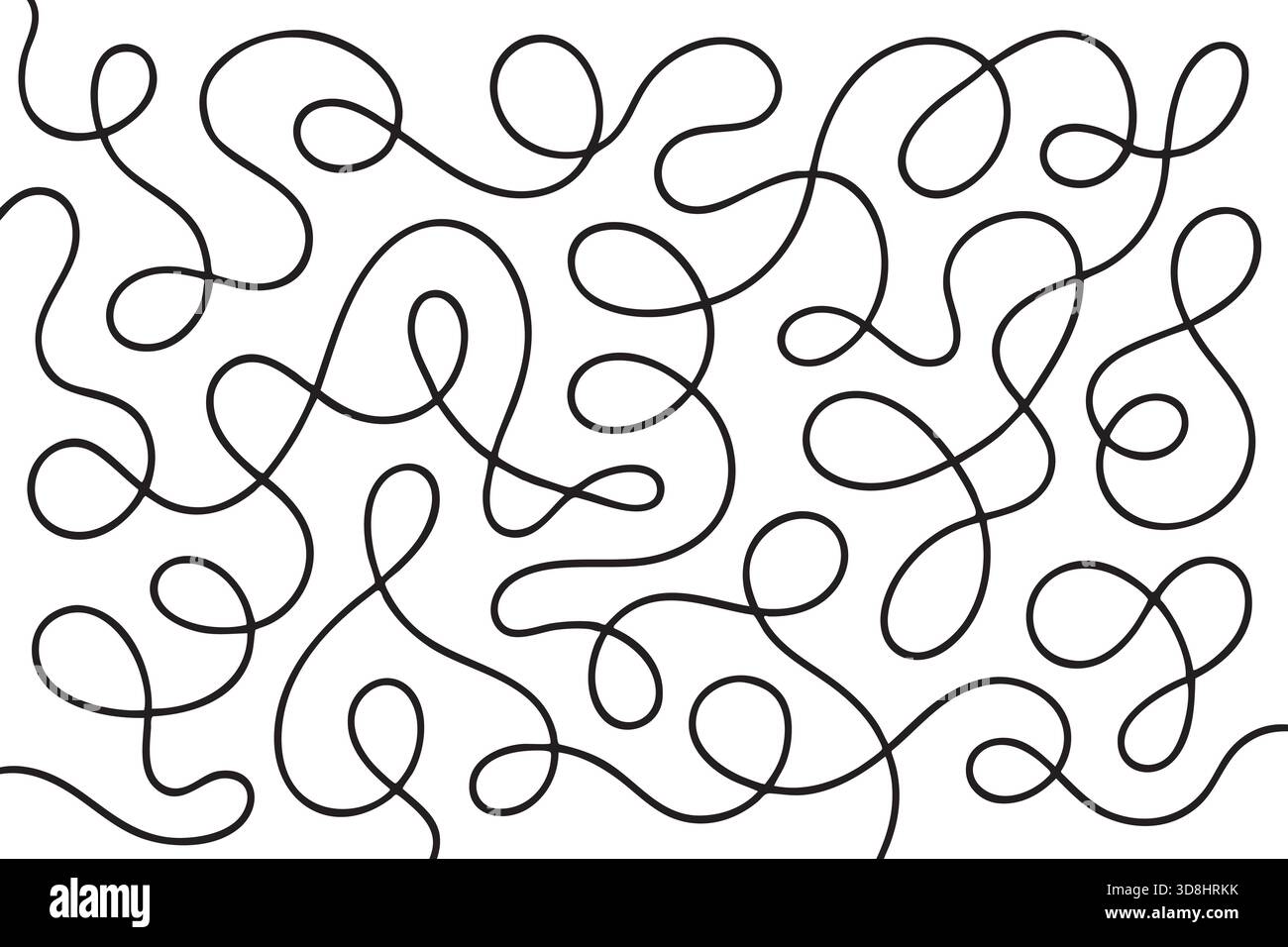 Smooth continuous line creating hi-res stock photography and images - Alamy