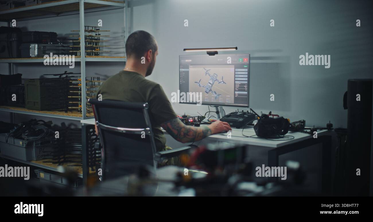 Technical controller working workstation hi-res stock photography and ...