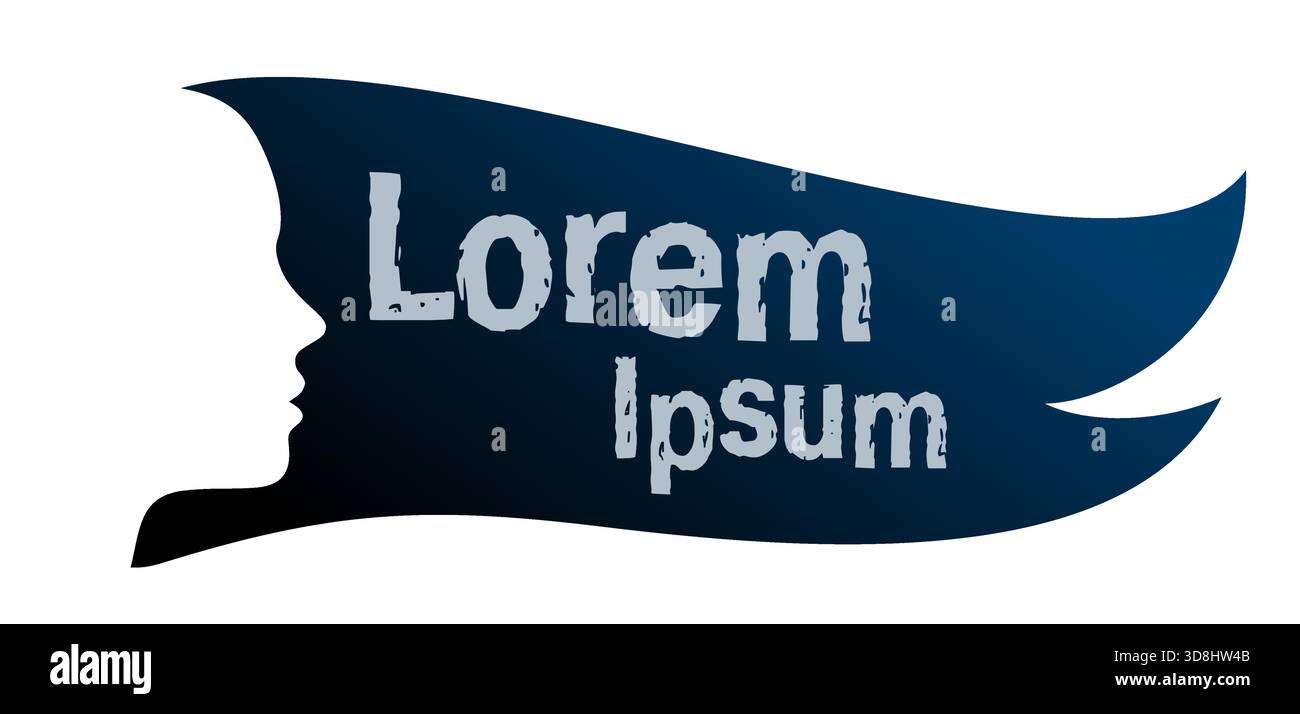 Symbol stylized girl Cut Out Stock Images & Pictures - Alamy