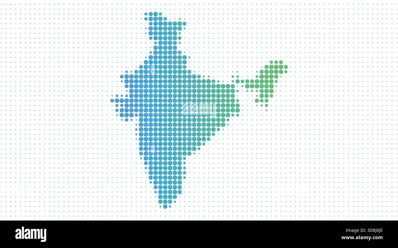 Modern map of india hi-res stock photography and images - Alamy