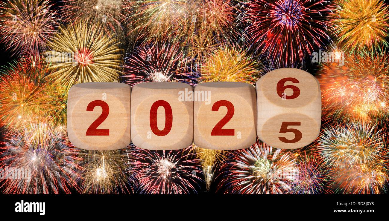 Neujahr und Silvester 2026 Neujahr und Silvester mit Jahreswechsel von ...