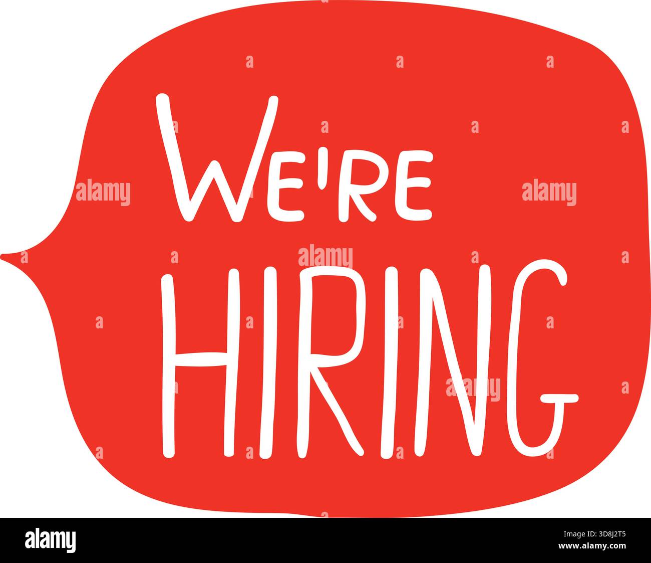 Speech text on red Stock Vector Images - Alamy