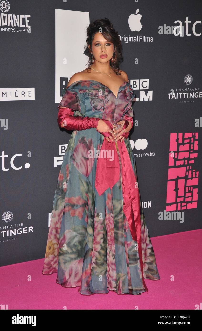 Safiyya Ingar at the British Independent Film Awards (BIFAs) 2025, The ...