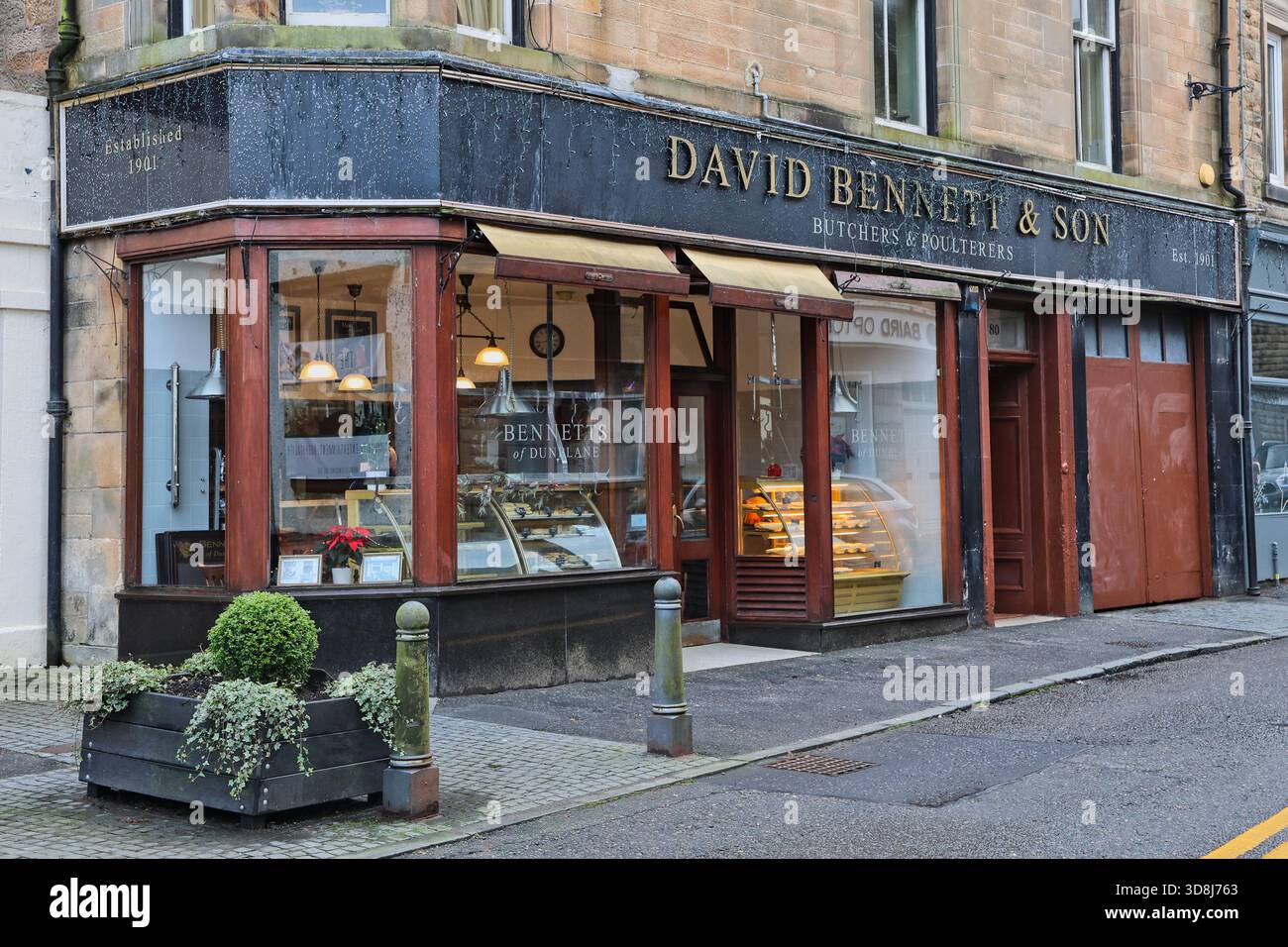 David bennett butchers dunblane hi-res stock photography and images - Alamy