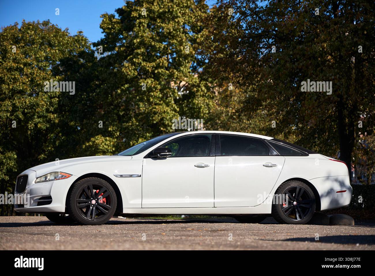 Minsk, Belarus - November, 5 2025: Jaguar XJR X351 high performance ...