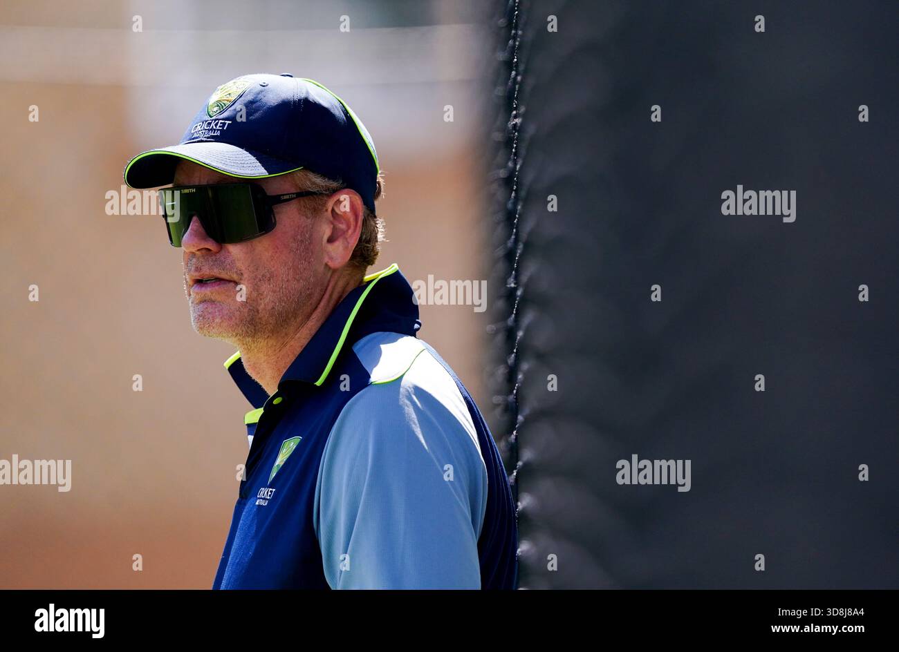 Australia head coach Andrew McDonald during a nets session at The Gabba ...