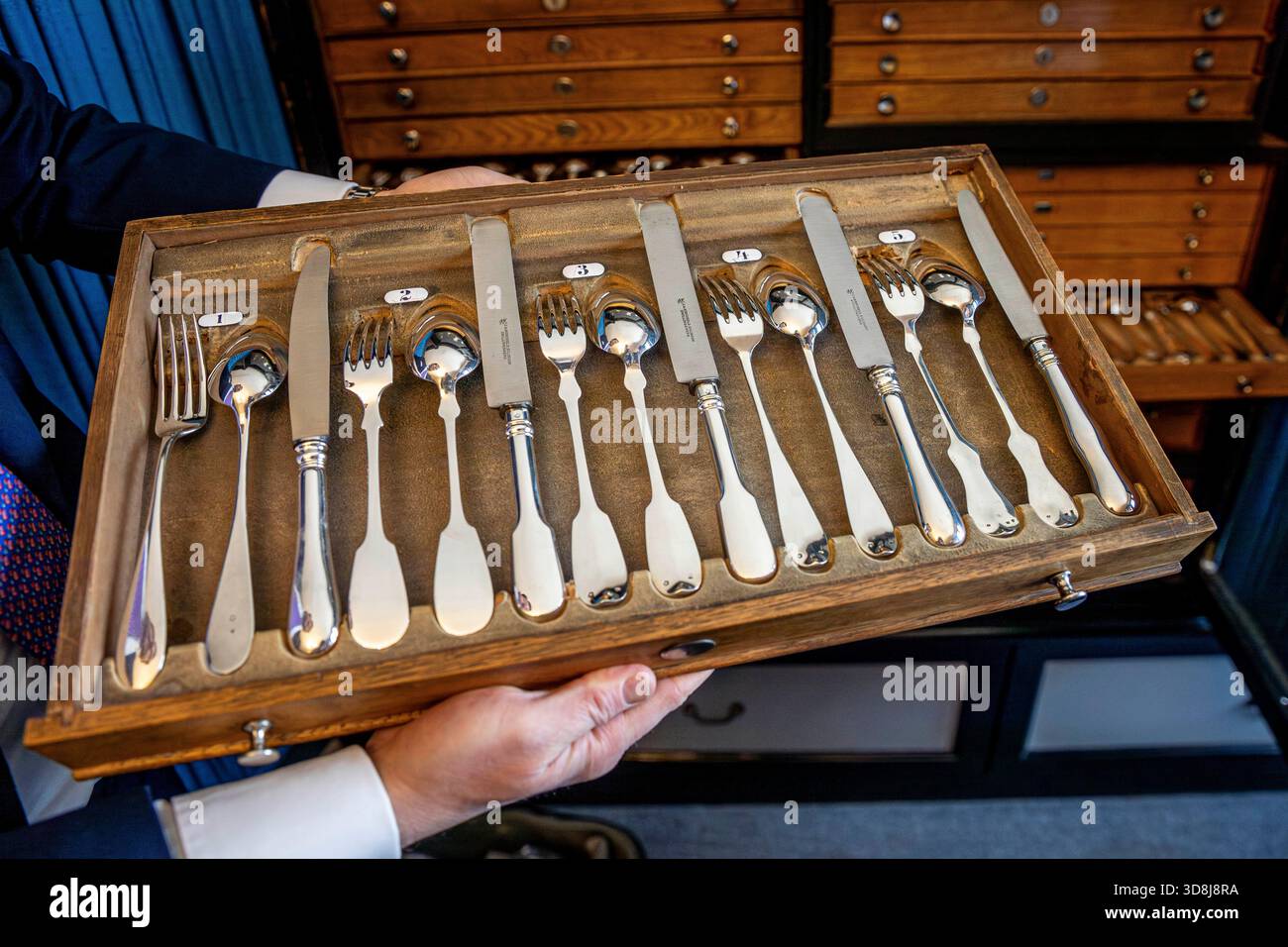 The Viennese silversmiths Jarosinski & Vaugoin, pictured on 19 February ...