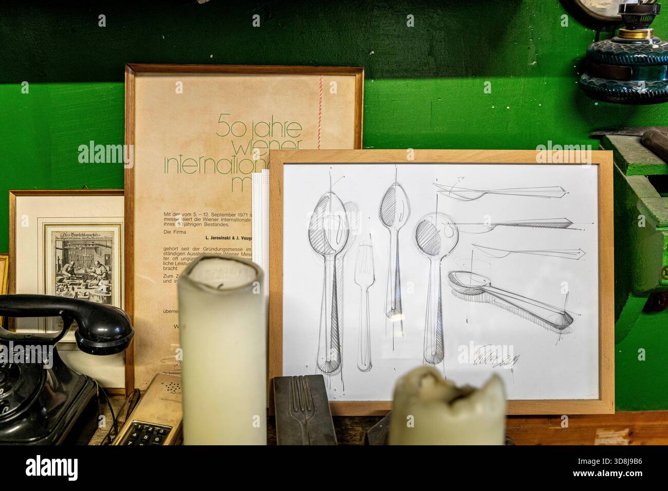 The Viennese silversmiths Jarosinski & Vaugoin, pictured on 19 February ...