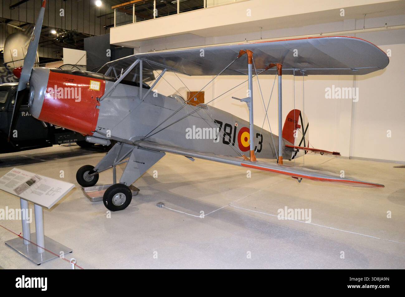 CASA 1.131E E.3B-521, ex Spanish Air Force on display at RAF Museum ...