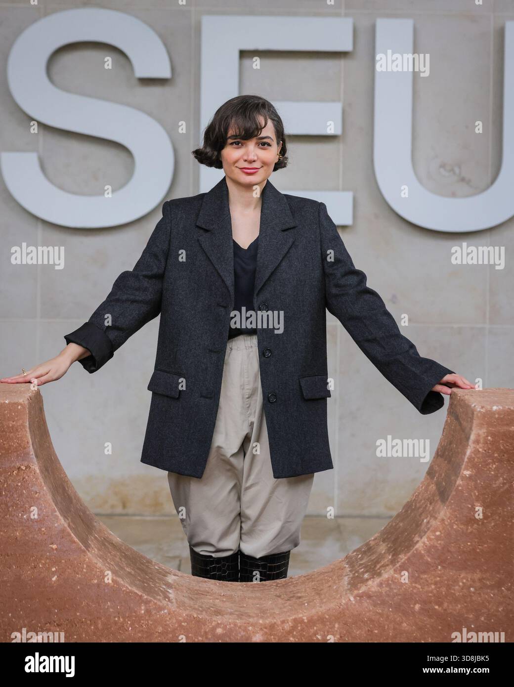 London, UK. 01st Dec, 2025. Artist Melek Zeynep Bulut poses with her ...