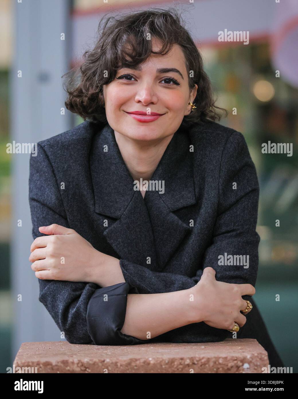 London, UK. 01st Dec, 2025. Artist Melek Zeynep Bulut poses with her ...
