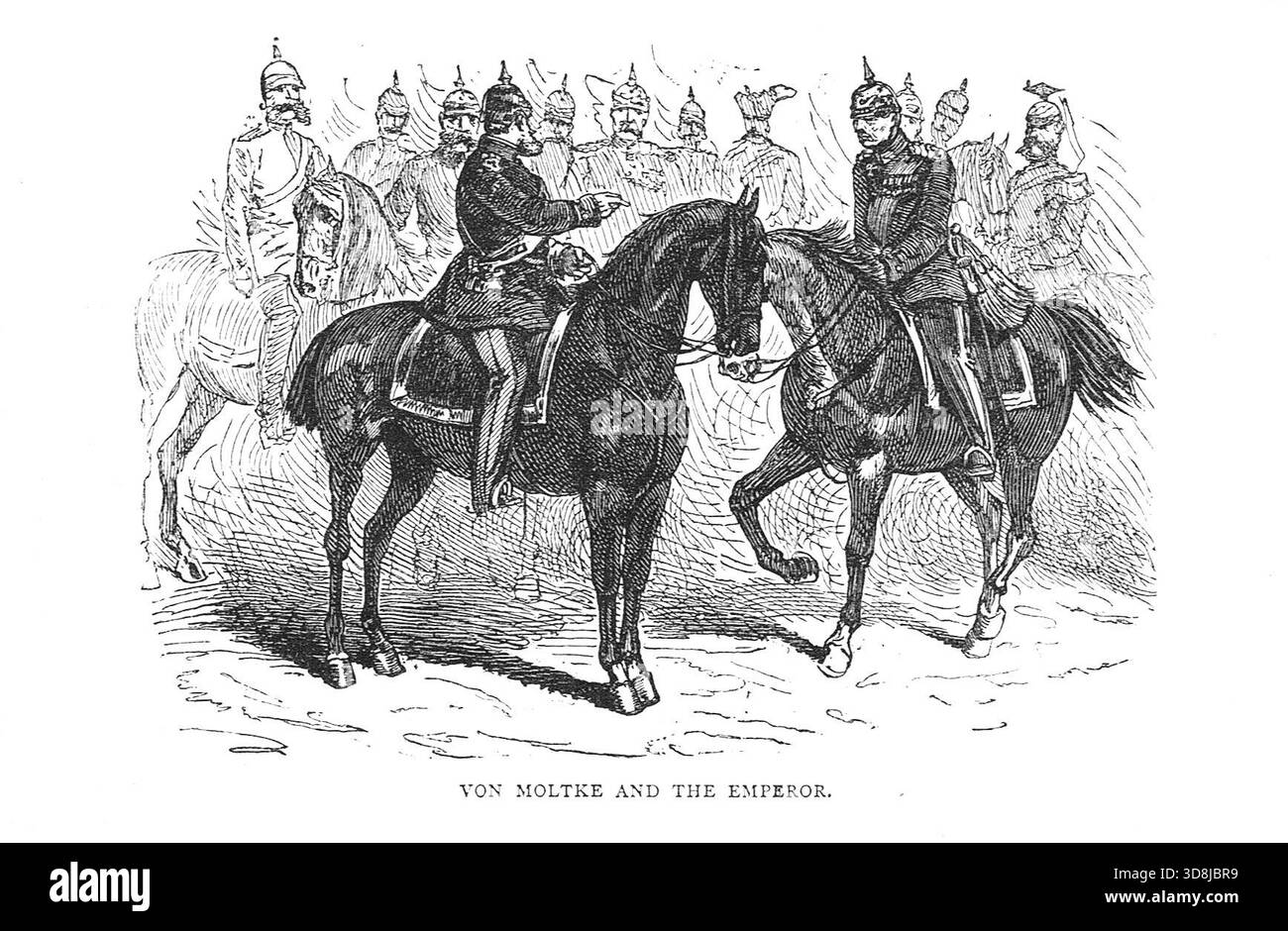 General Von Moltke and the Emperor Wilhelm I during the Franco-Prussian ...
