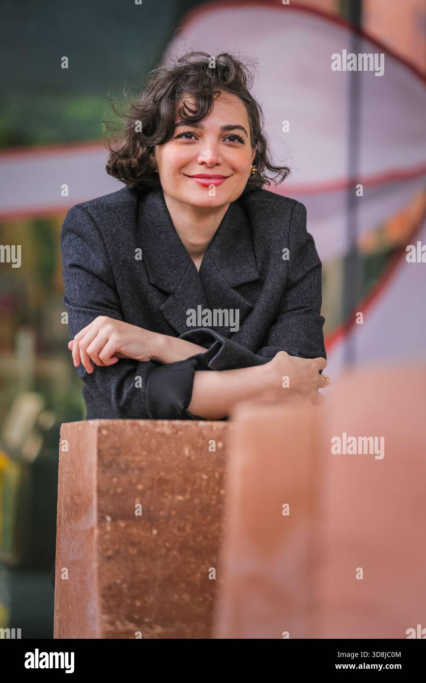 London, UK. 01st Dec, 2025. Artist Melek Zeynep Bulut poses with her ...