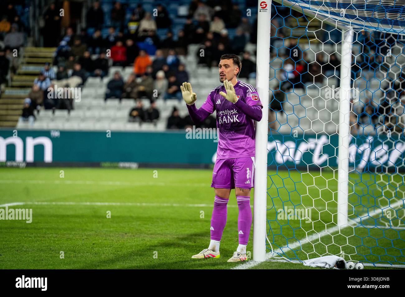 Odense, Denmark. 30th, November 2025. Goalkeeper Igor Vekic (1) of ...