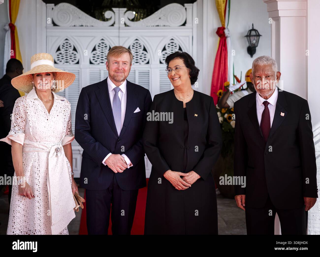 PARAMARIBO – Surinamese President Jennifer Geerlings-Simons and her ...