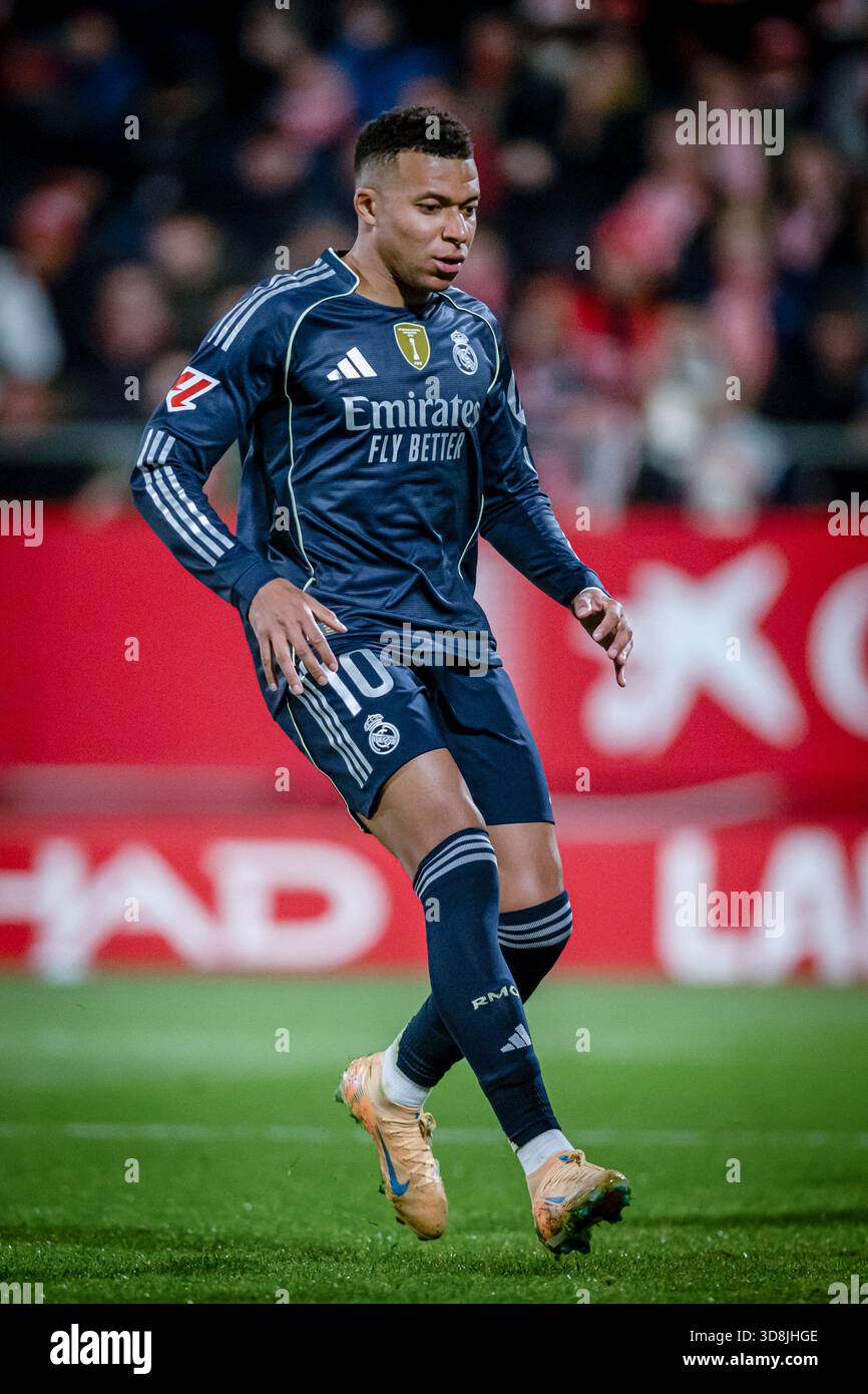 Killian Mbappé (Real Madrid CF) seen in action during the La Liga EA ...