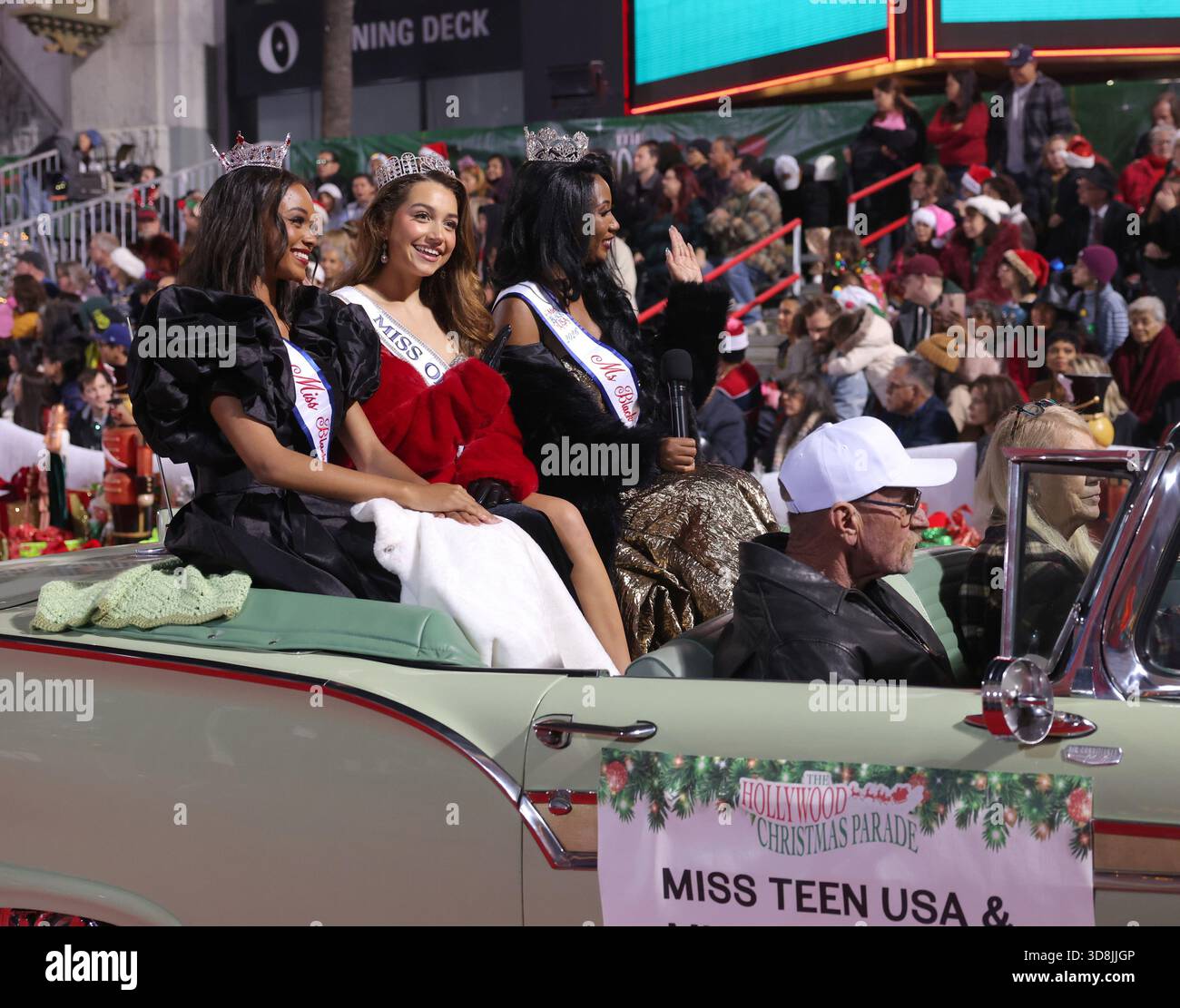 Mya Allen, Isabel Fulmer and Aliya Frederick cruise down Hollywood Blvd ...