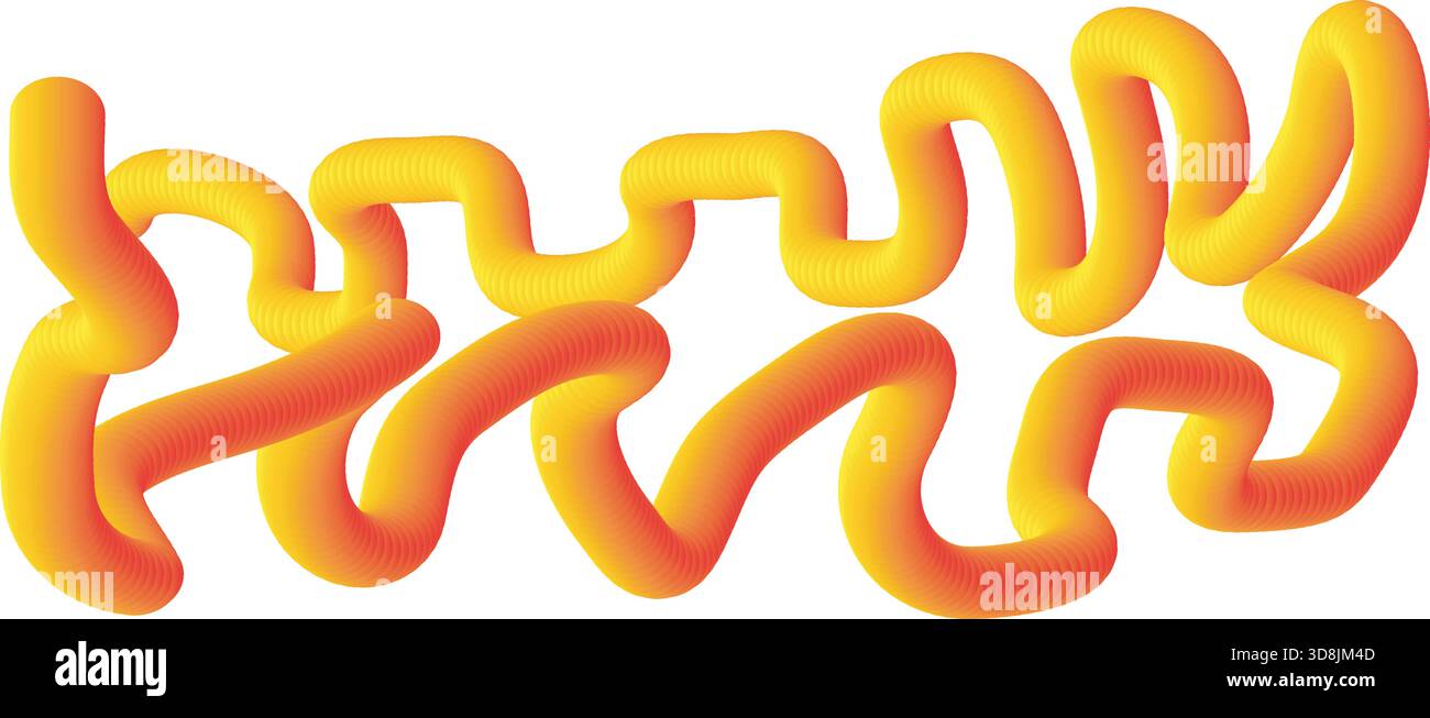 Abstract organic shapes intertwined Cut Out Stock Images & Pictures - Alamy