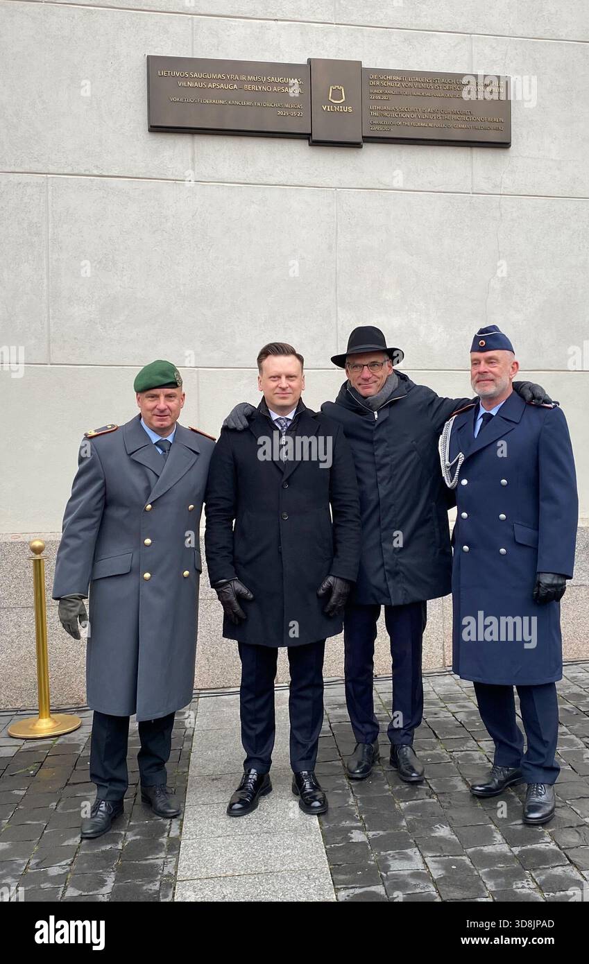 Vilnius, Lithuania. 01st Dec, 2025. The commander of Panzerbrigade 45 ...