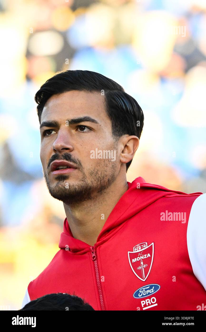Andrea Carboni of AC Monza look on during the Serie BKT match between ...