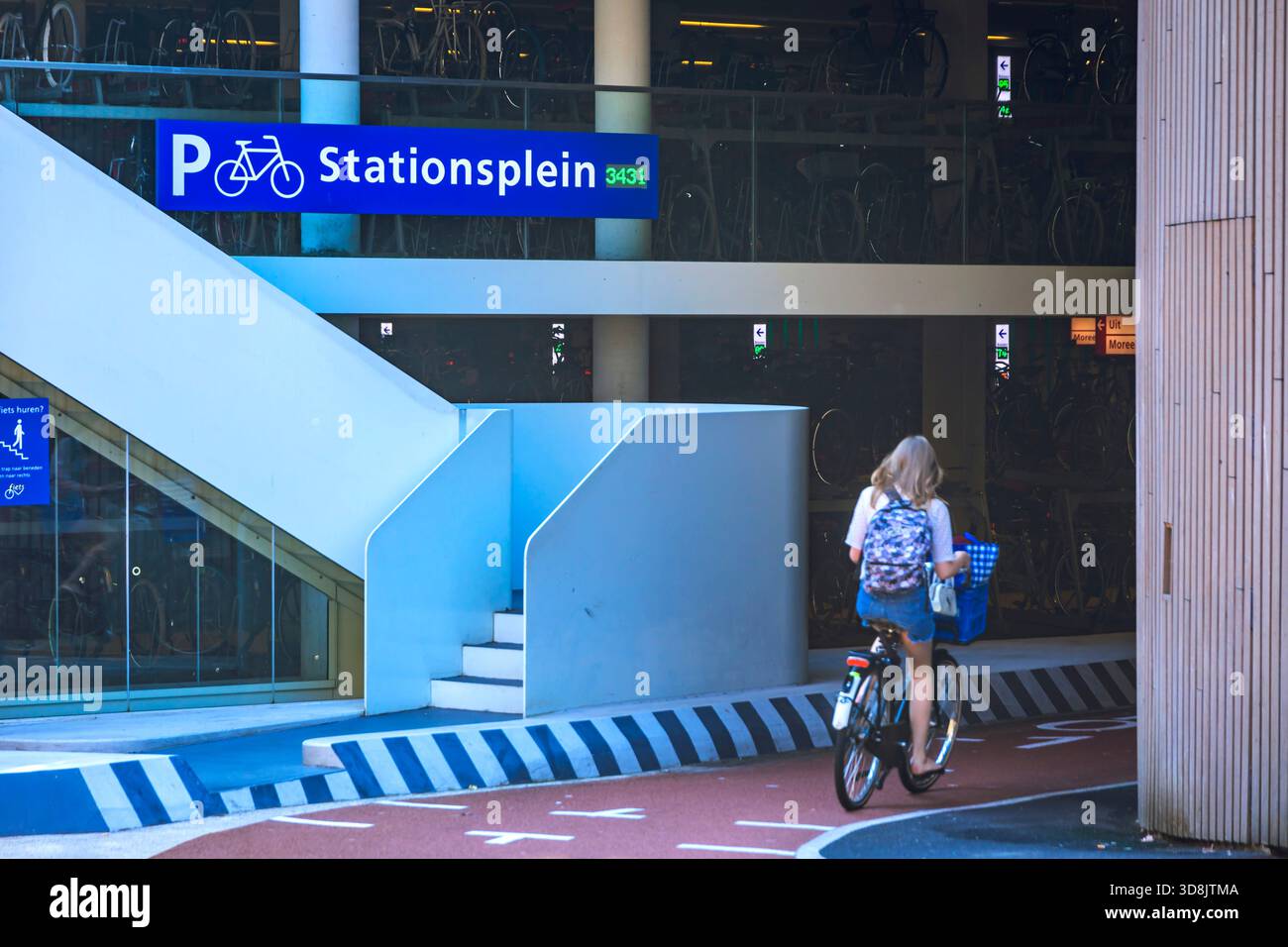 Netherlands, province of Utrecht, Utrecht. The central station ...