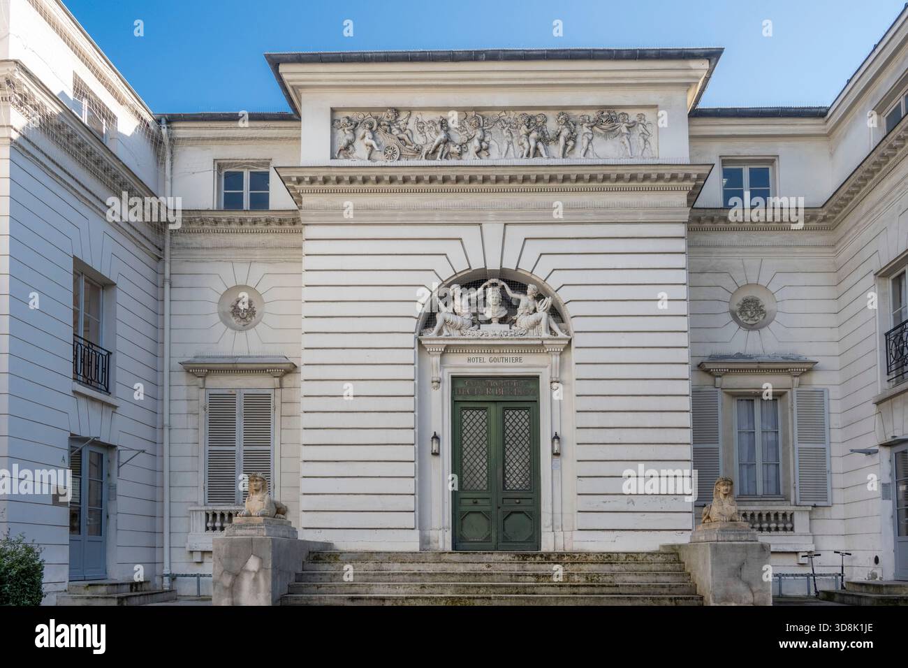 France. Paris. 10th arrondissement. Rue Pierre Bullet. Hotel Gouthiere ...