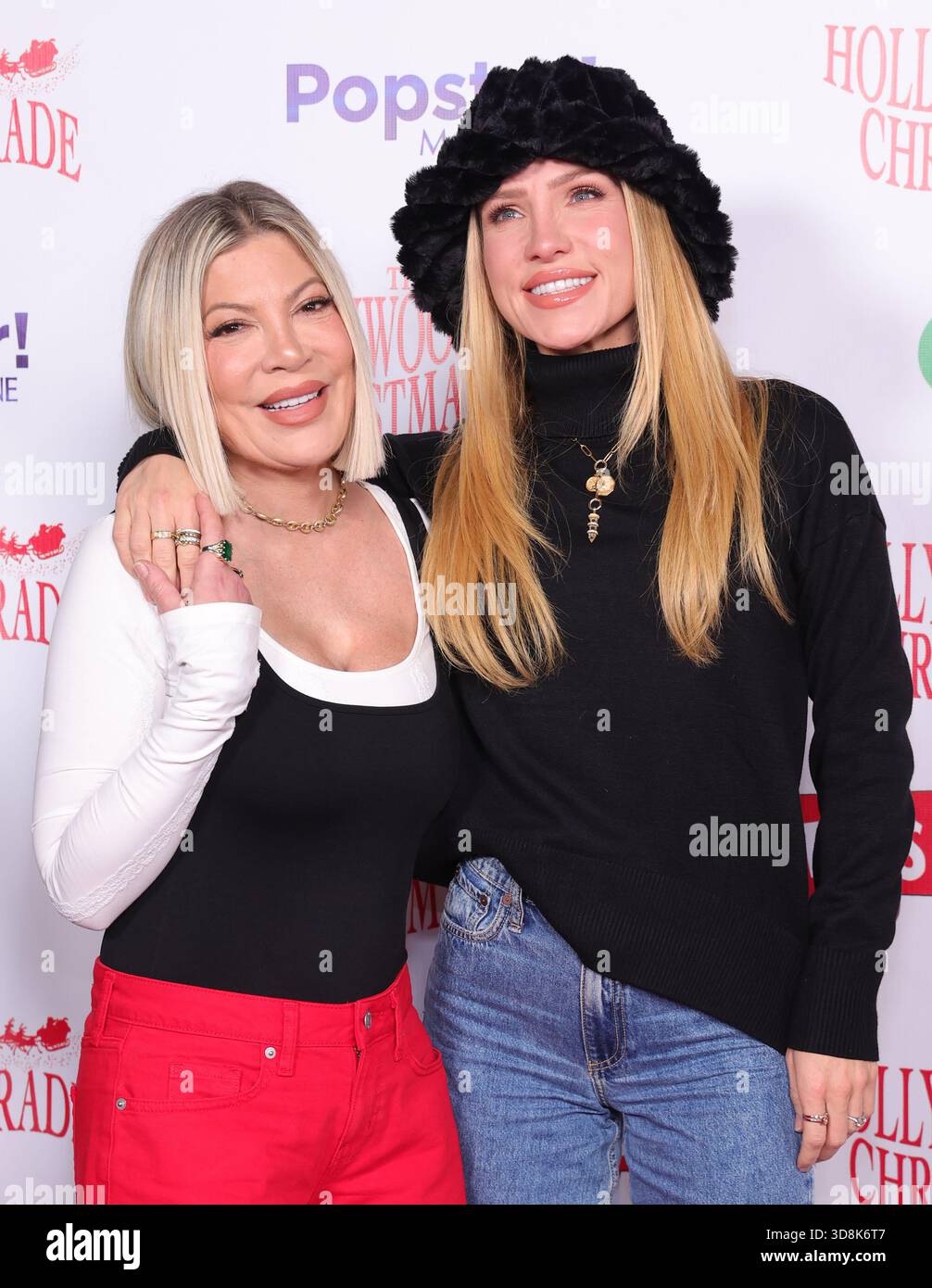 30 November 2025 - Hollywood, California - Tori Spelling, Sharna ...