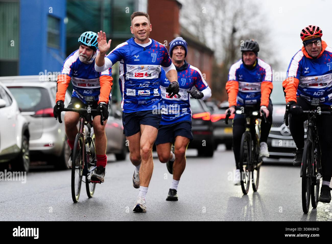 Kevin Sinfield on day one of the 7 in 7: Together 2025 Challenge from ...