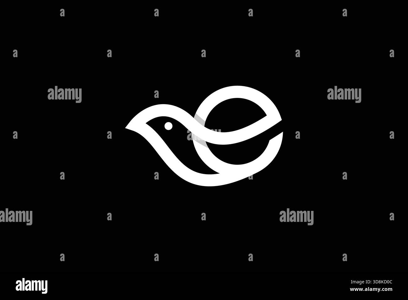 E blue background Stock Vector Images - Alamy
