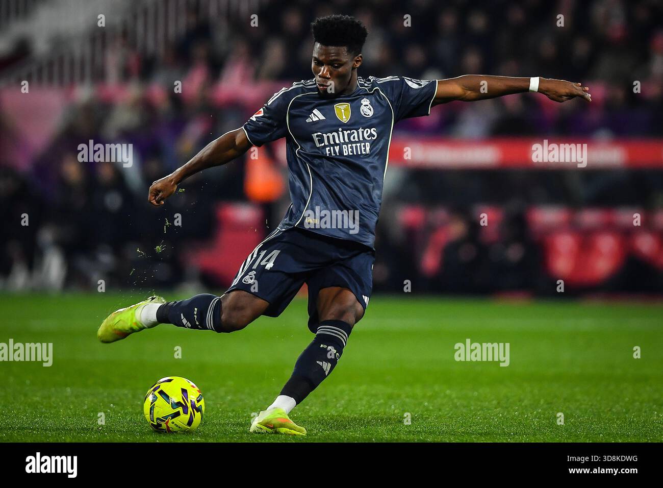Aurelien TCHOUAMENI of Real Madrid during the Spanish championship ...