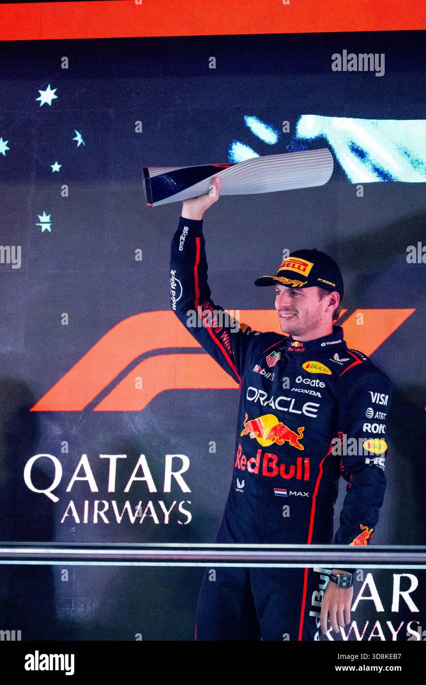 Max Verstappen (Oracle Red Bull Racing, Netherlands, #01) celebrates on ...