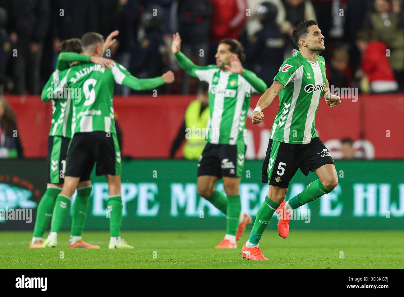 Marc Bartra of Real Betis during the La Liga EA Sports match between ...