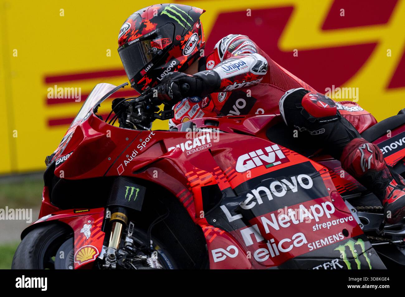 SPIELBERG, AUSTRIA - AUGUST 17: Marc Marquez of Spain and Ducati Lenovo ...
