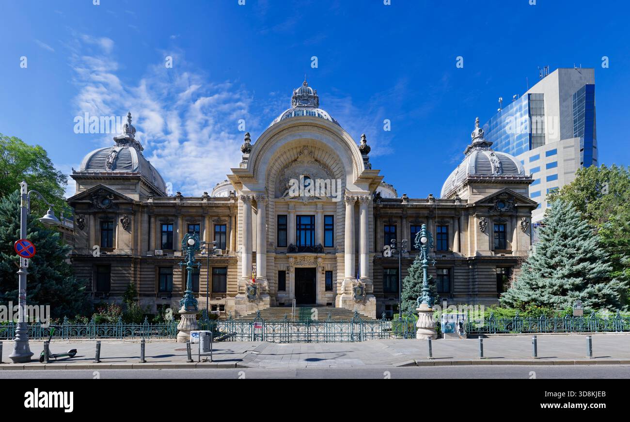 CEC Palace in French architecture, Headquarters of the Romanian ...