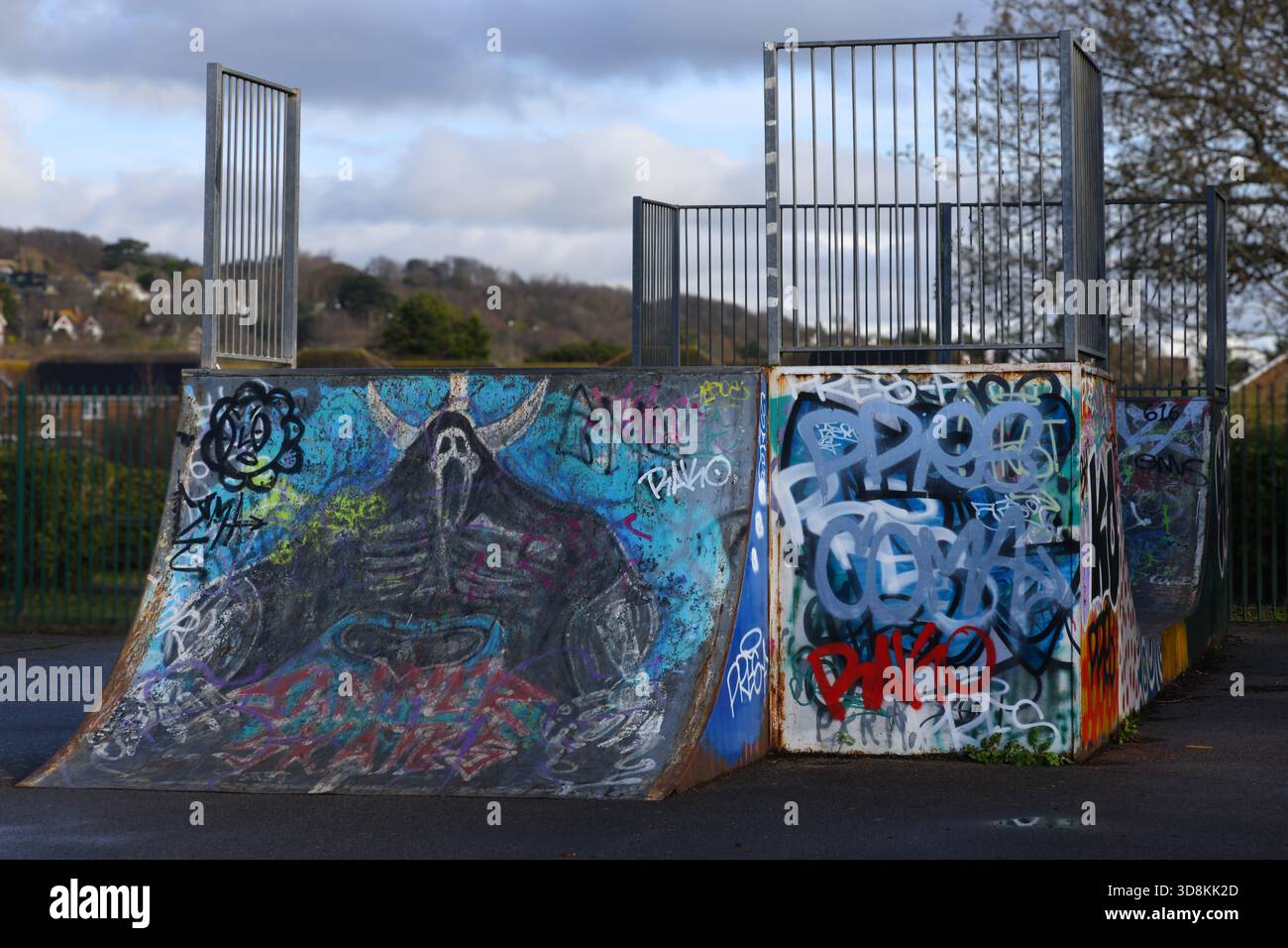 Skate park skateboarding covered hi-res stock photography and images ...