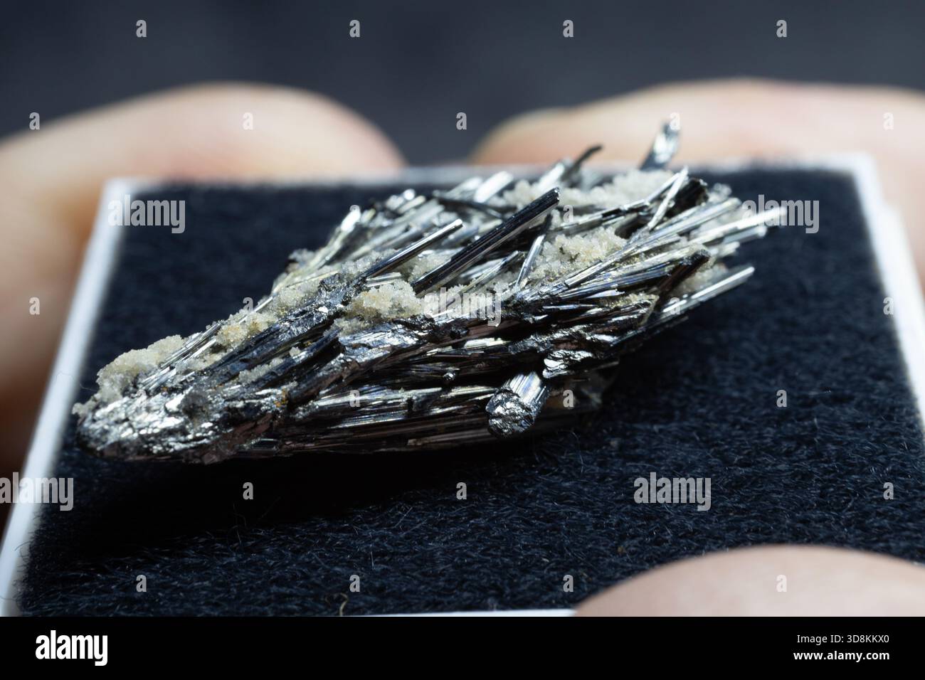 Antimonite crystals needles in hi-res stock photography and images - Alamy