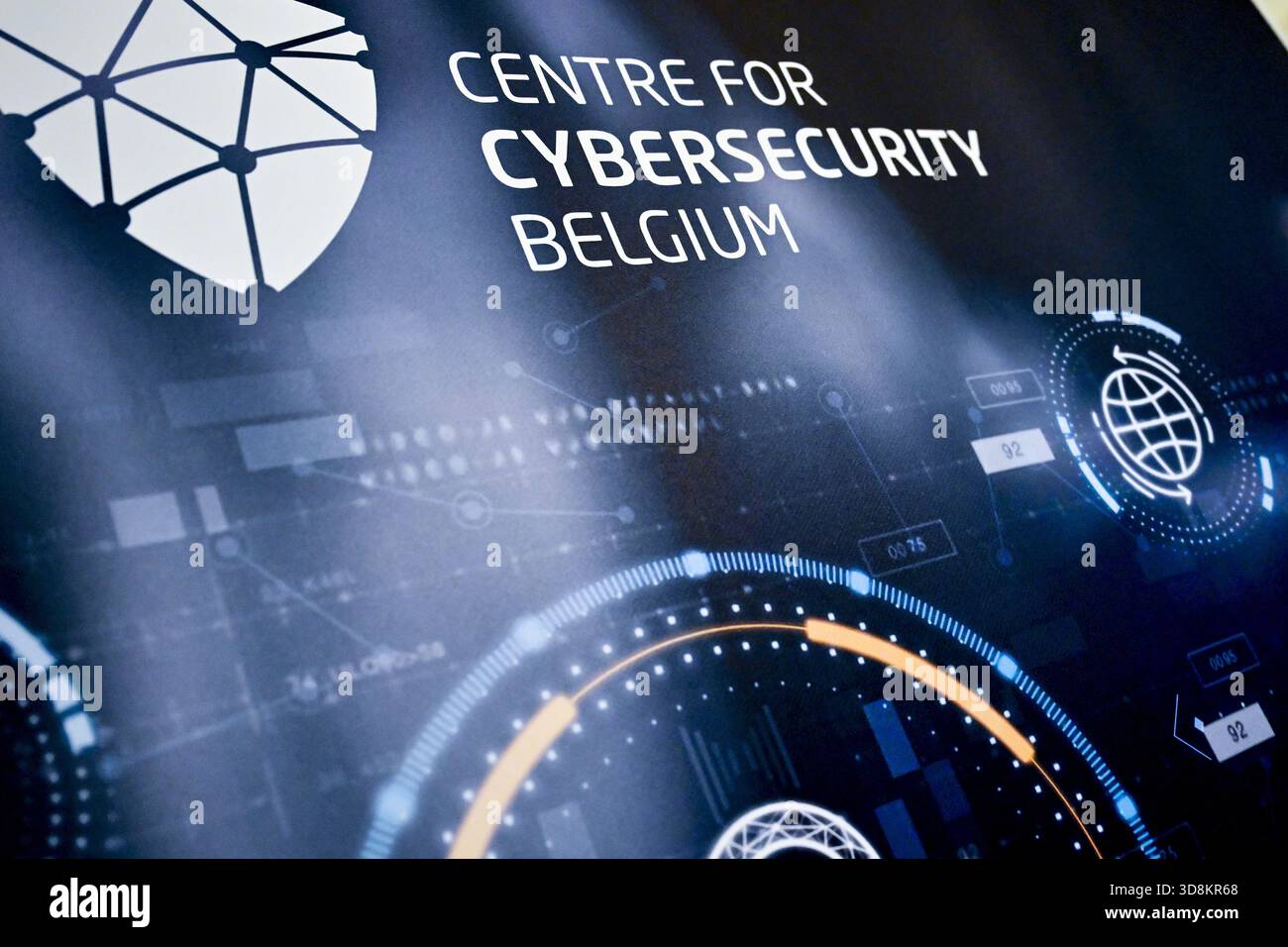 New logo pictured during a visit to the Center for Cyber Security in ...