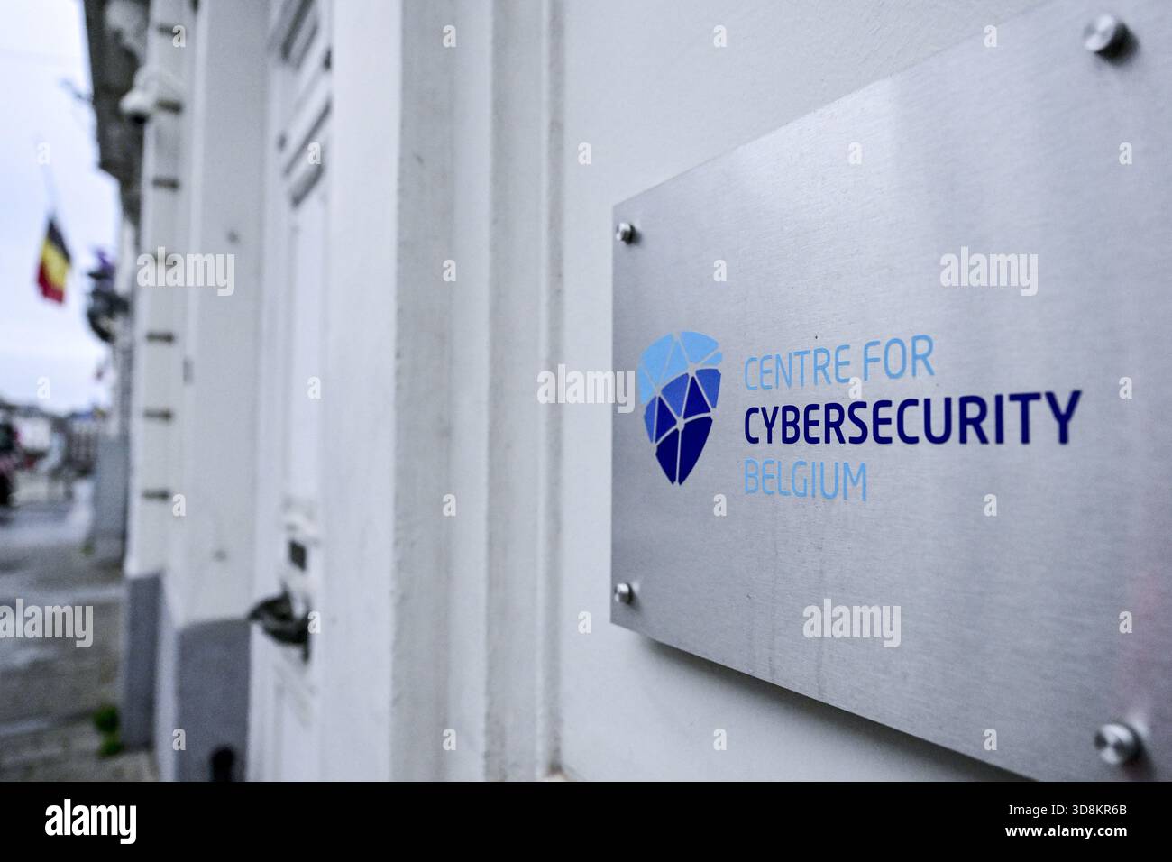 New logo pictured during a visit to the Center for Cyber Security in ...