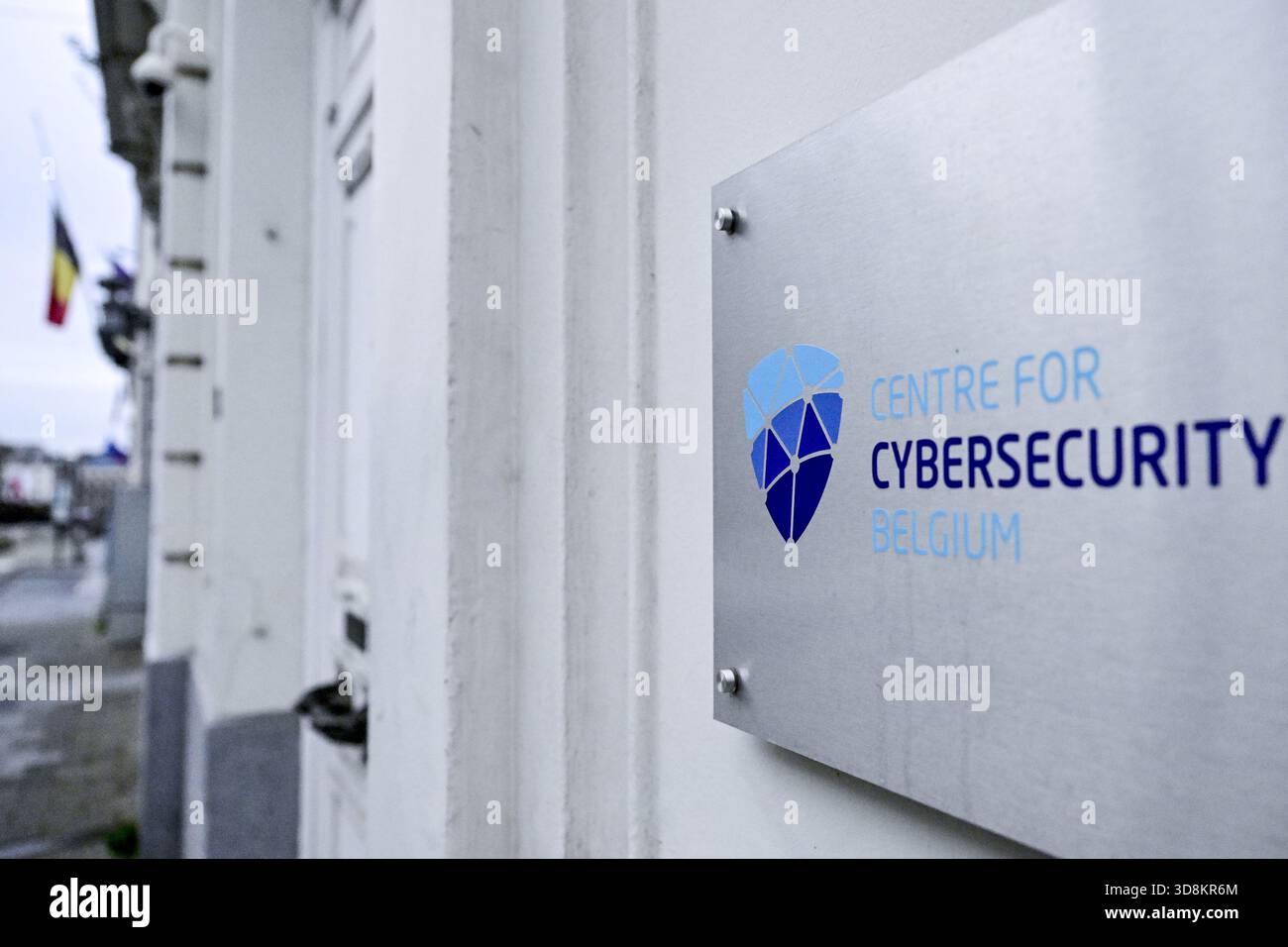 New logo pictured during a visit to the Center for Cyber Security in ...