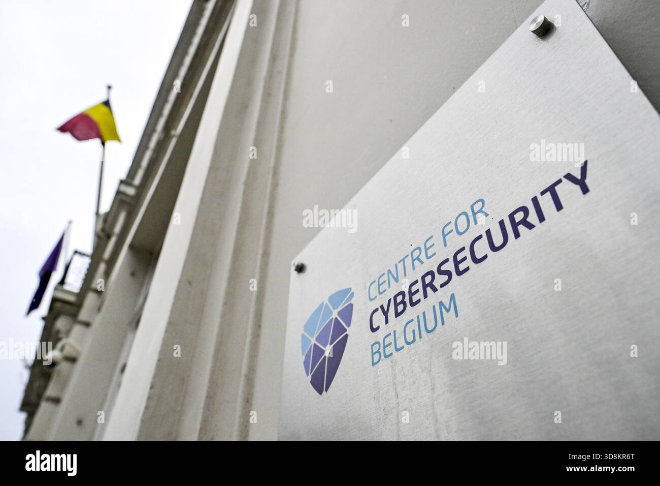 New logo pictured during a visit to the Center for Cyber Security in ...