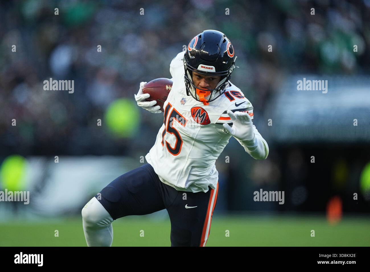 Chicago Bears wide receiver Rome Odunze in action during an NFL ...