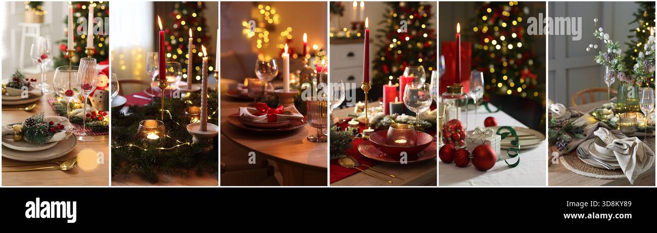 New year collage poster Cut Out Stock Images & Pictures - Alamy