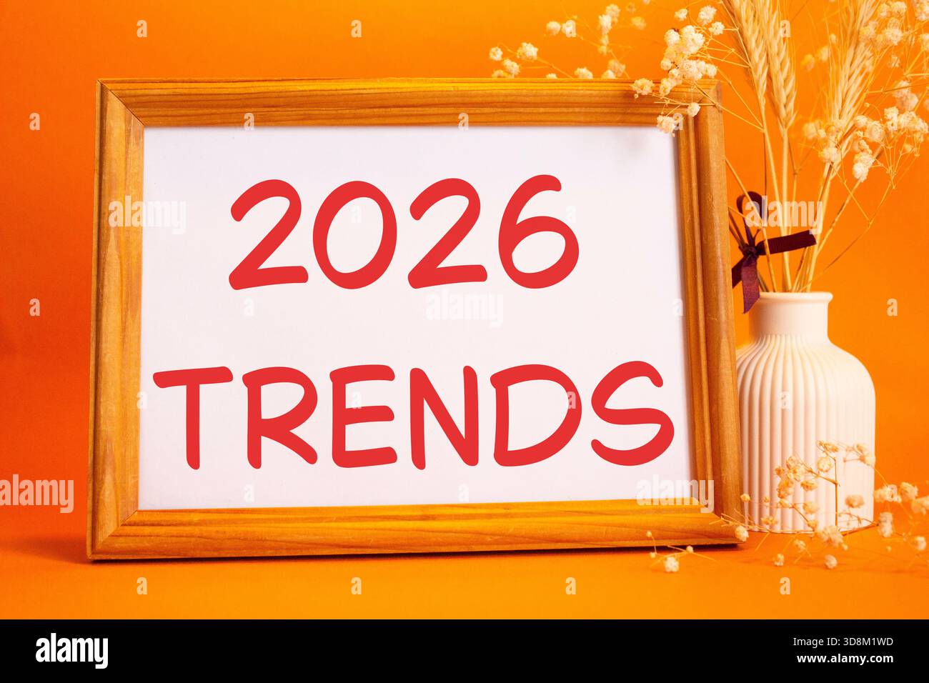 2026 Trends symbol. Concept words 2026 Trends on beautiful wooden ...