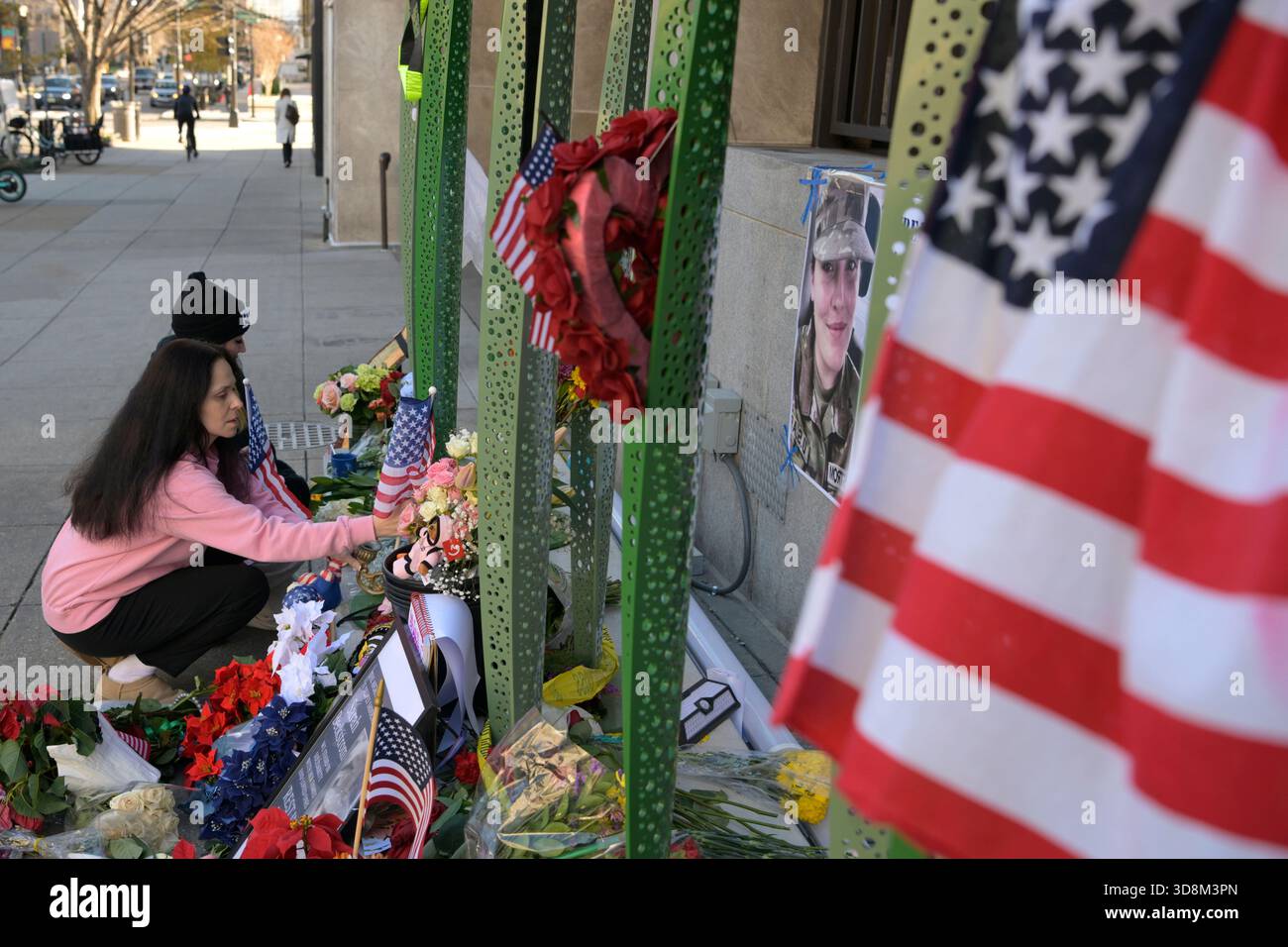 US People pay honor with flowers and flag after 2 West VA National ...