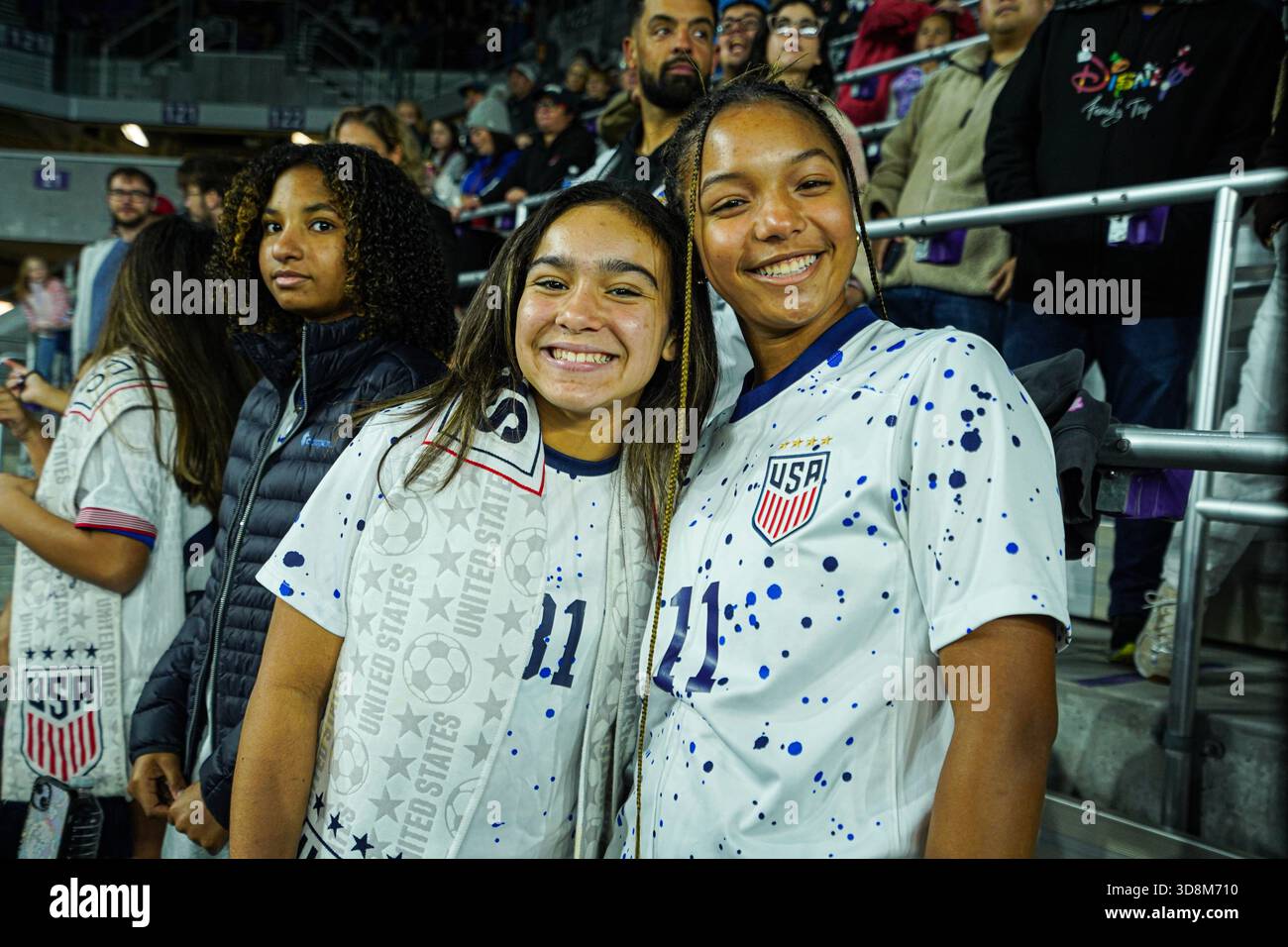 Orlando, USA, November 28, 2025, U.S. National Women's Team fans at ...